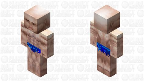 Mr Buff Caveman Clothes Blu Minecraft Skin