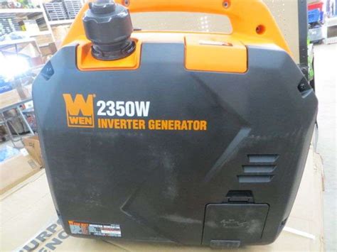 2350 Wen Inverter Generator Lambrecht Auction Inc