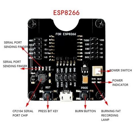 Esp8266 Burning Fixture Tool Downloader Programming Board At ₹ 852