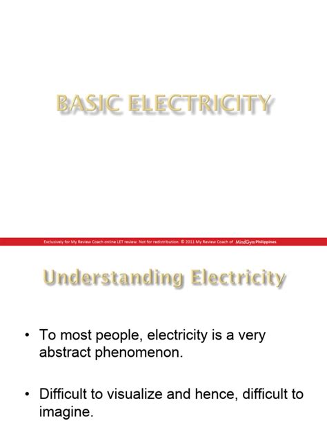 Tle Basic Electricity 1 Pdf Electrical Resistance And Conductance