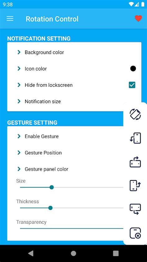 Rotation Control Floating Rotation Control For Android Download