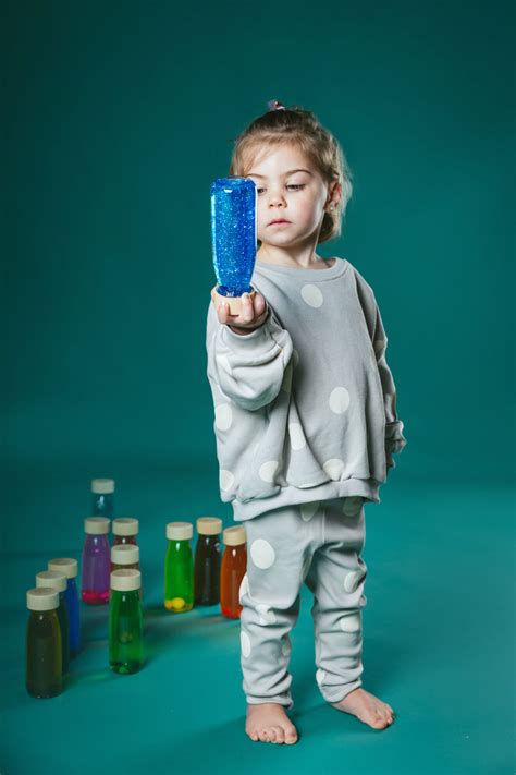Bouteilles Sensorielle Flottante Rouge Alt Petite Enfance