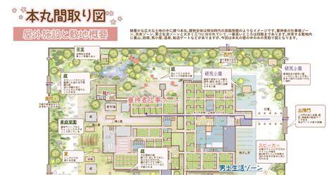 刀剣乱舞 本丸間取り図 杢乃まみのイラスト Pixiv