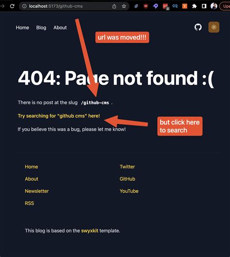 Making 404 Pages Useful Issue 90 Swyxio Swyxkit GitHub
