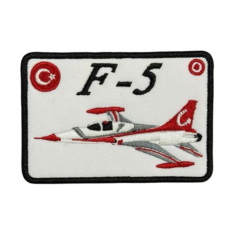 F 5 Fighter Jet Embroidery Patch Ex Patch