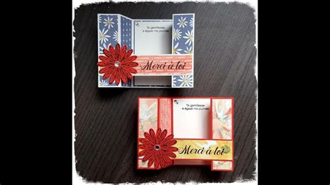 Atelier Tuto Carterie Carte Au Pli Original Fantaisie