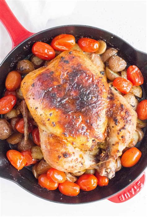 Cast Iron Roast Chicken Whole Chicken Skillet