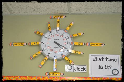 Clock For Classroom Display At Callum Balmain Blog