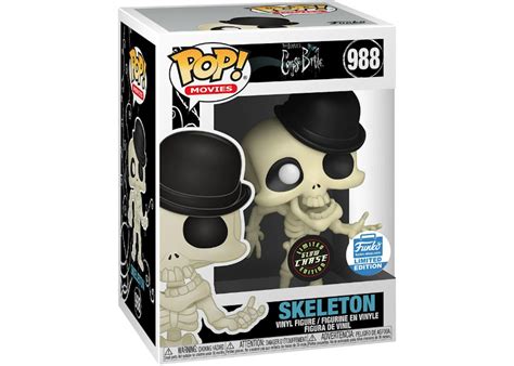 Funko Pop Movies Corpse Bride Skeleton Glow Chase Funko Shop Exclusive