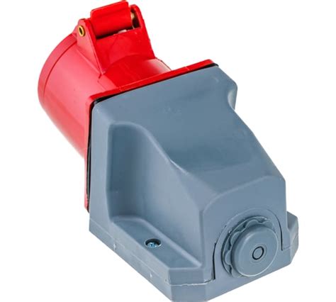 Розетка наружной установки IEK 32А 3P+Е 380В IP44 124 ИЭК PSR12-032-4 ...