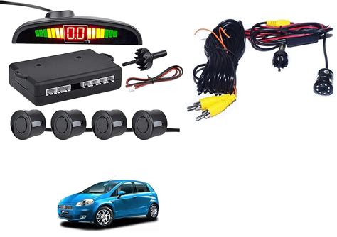 Auto Addict Car Reverse Parking System Combo Black Parking Sensor With