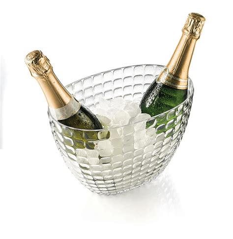 Balde Para Champanhe Em Acrílico Tiffany 19x28x175cm Guzzini