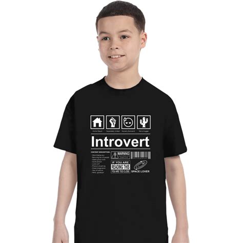 Introvert Label Nerdy T Shirt By Retrodivision Shirtpunch