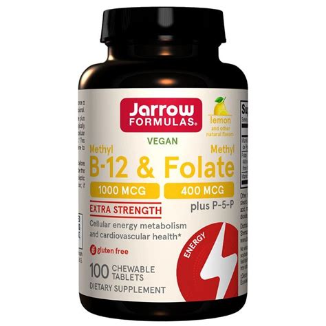 Jarrow Formulas Methyl B12&Folate Lemon 100 | Landys Chemist
