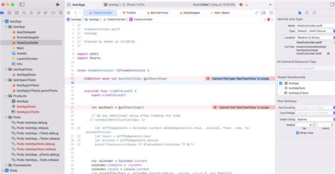 Cannot Find Type Barchartview In Scope Xcode 1401 · Issue 4985
