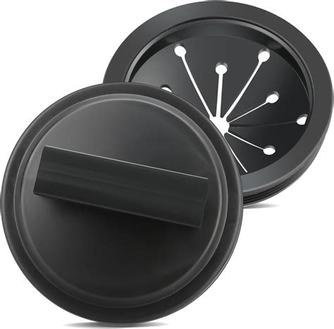 Black 3 Inch Garbage Disposal Splash Guard Kitchen Sink Baffle Covers