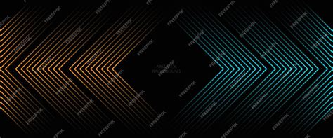 Premium Vector Orange Blue Techno Abstract Background Overlap Layer On Dark Space With Glowing