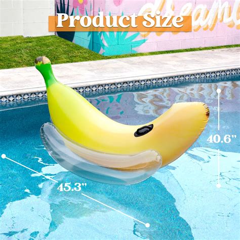 Sloosh Inflatable Banana Pool Float