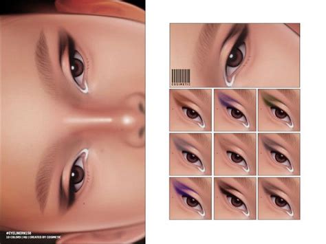 Cosimetic S Eyeshadow N164 V1 Matte Version Sims 4 Cc Makeup
