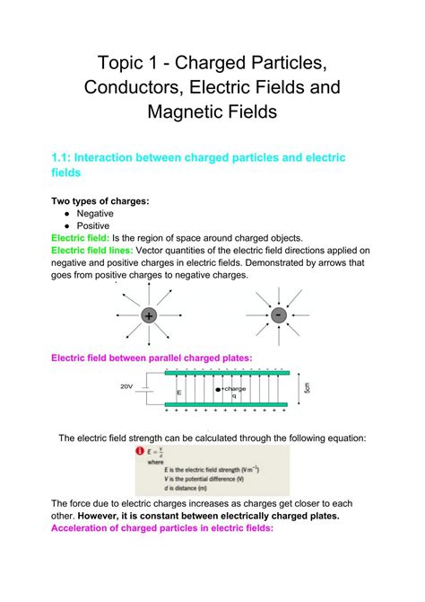 Module 6 Electromagnetism Notes Physics Year 12 Hsc Thinkswap