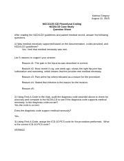 NCD LCD Case Study Docx Katrina Gregory August MCCG ICD Procedural Coding NCD LCD