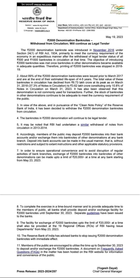 Ca Shilpi Sahu On Linkedin Rs 2000 Notes Now To Be Demonitised As Per Rbi Guidlines Can Be