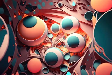 Premium Photo Abstract Background With Colorful Fractals Surreal