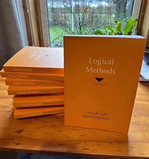 A Stack Of Copies Of The Book Logical Methods Written By Greg Restall