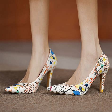 Womens Shoes High Heels Pointy Toe Dress Pump Leopard Print Stilettos