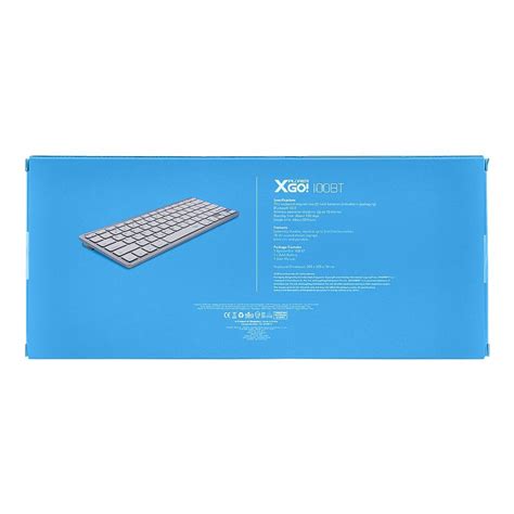 Order Alcatroz Xplorer GO 100BT Wireless Keyboard Silver 285x120 X18mm Online At Best Price