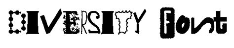 Diversity Font Font Fontwiki