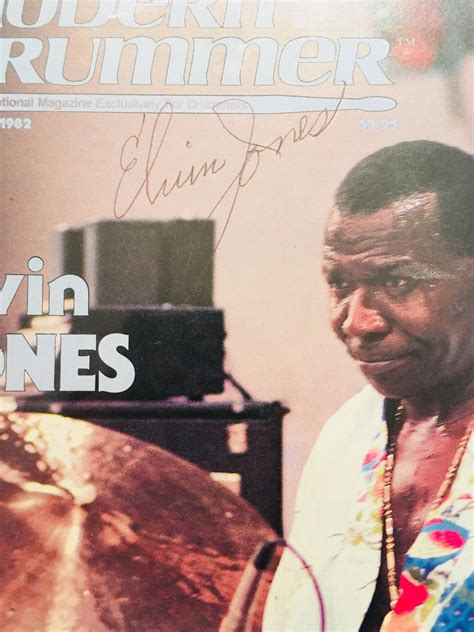 Modern Drummer December 1982 Issue With Front Cover Photograph Of John