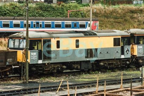 Uk Railway Photograph Of Class 73 Locomotive 73105 Rm73 56 £170