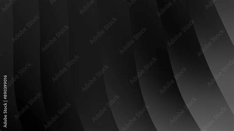 Black Linear Gradient Background With Sleek Wavy Horizontal Lines On A