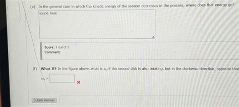 Solved A Disk With Moment Of Inertia I Rotates About A Chegg