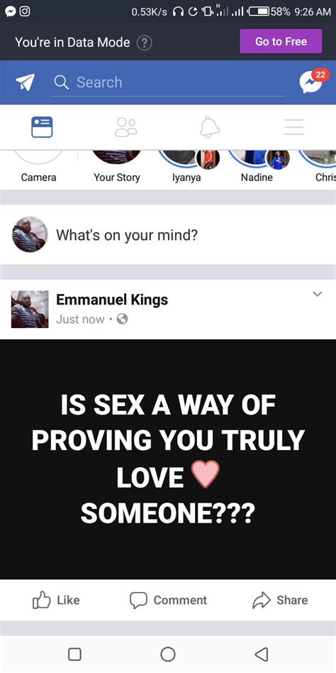 Is Sex A Way Of Proving You Truly Love Someone Romance Nigeria