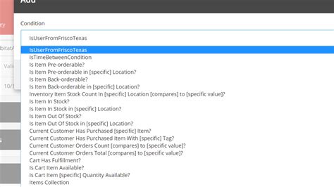 sitecore 9 commerce custom promotion condition horizontal digital blog