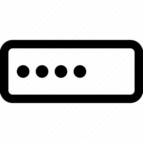 Form Input Interface Password Protected Text Website Icon Download On Iconfinder