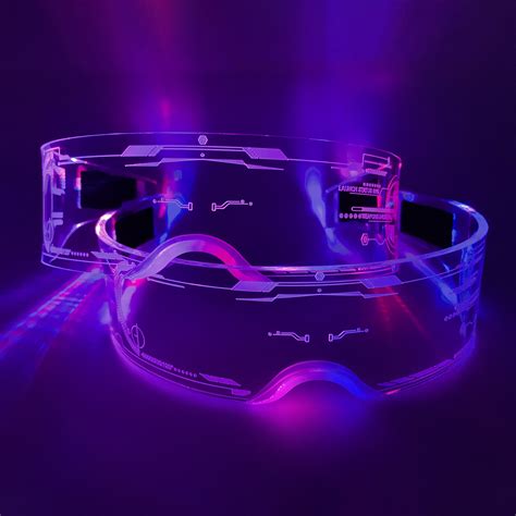 Led Glasses Visor Rave At Ronald Alvarez Blog