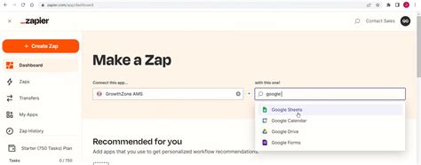 Setting Up Zapier Growthzone