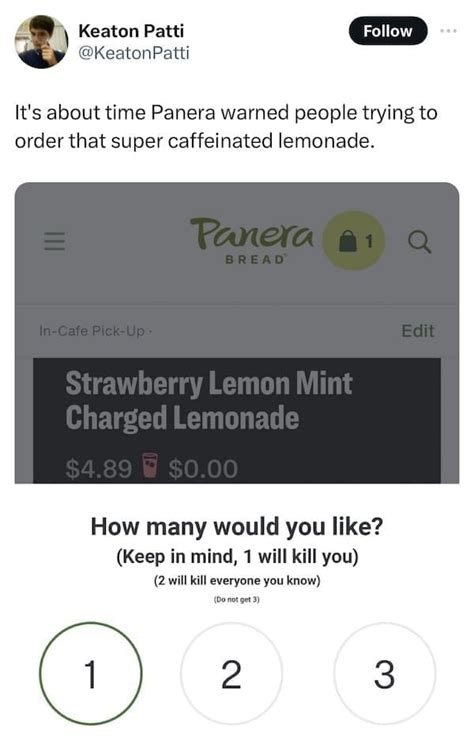 Panera Charged Lemonade Is Taking Souls And The Memes Are Pouring In