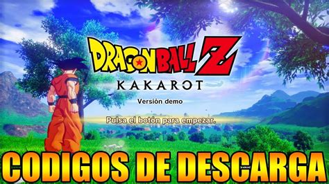 DRAGON BALL Z KAKAROT DEMO CÓDIGOS DE DESCARGA Y MAS INFORMACIÓN YouTube