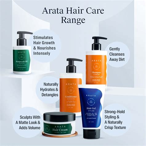 Buy Arata Natural Hair Styling Combo With Hair Gel 150 Ml And Hair