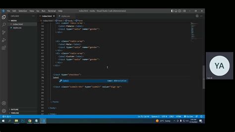 Html Form Elements Youtube