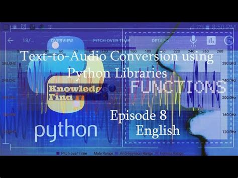 Text To Audio Conversion Using Python Libraries English Episode Nixsala Nadesan