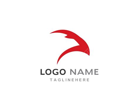 Eagle Bird Logo Template Angel Logo Elegant Vector Angel Logo