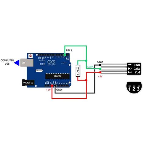 Ds18s20 1ma Temperature Sensor To92 3 Buy At Affordable Price