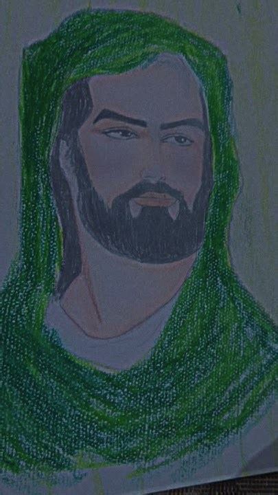 رسم الامام الحسين عليه السلام لايك وشتراك Youtube