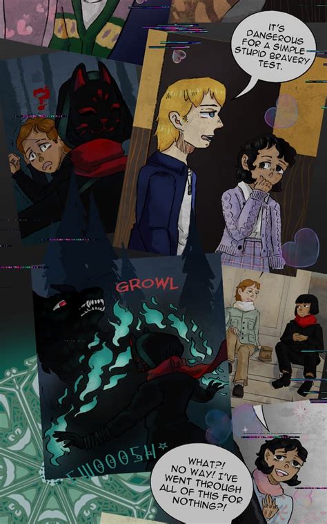 Some Panels From The Latest Chapter Of My Webtoon Comic Back To Life