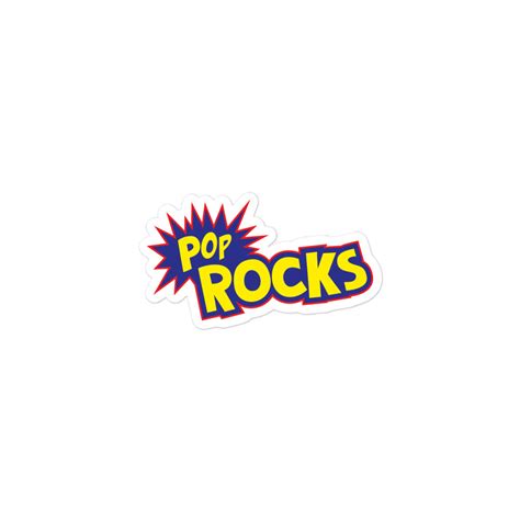 Pop Rocks Sticker Sirius Xm Radio Llc
